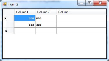 C Horizontal Scroll Bar On Datagridview Stack Overflow