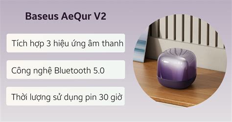 Loa Bluetooth Baseus Aequr V2 Giá Rẻ Cao Cấp