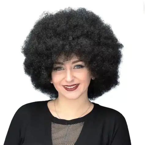 Small Afro Black Ncw013n 1b