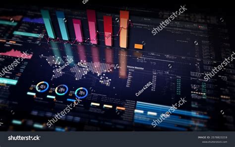 Dynamic Data Visuals Business Info Graphics Stock Illustration 2578823219 Shutterstock
