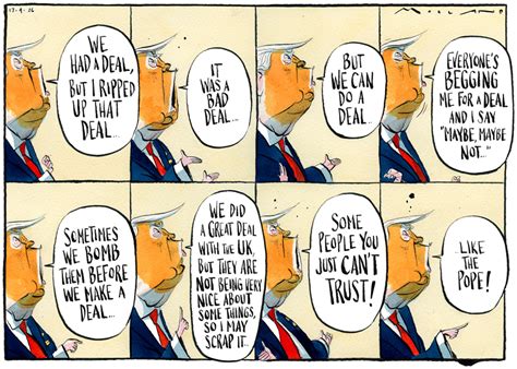40460508 Morten Morland The Times Cartoon 17042026 Donald Trump Iran