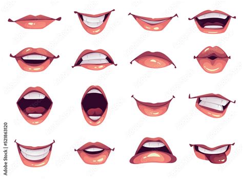 Man Lips Vector