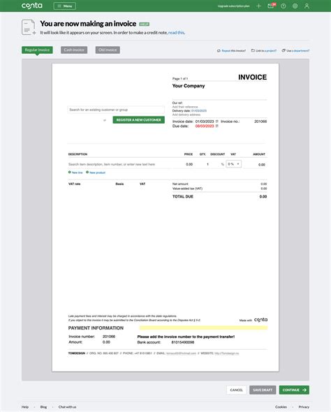 Invoice Generator Free Online Invoice Generator Conta