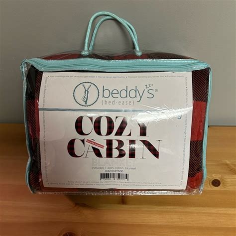 Beddys Bedding Nwt Beddys Cozy Cabin Blanket Poshmark