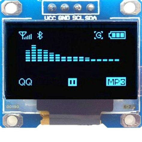Jual Modul Display Lcd Led Oled Biru I2c Iic Serial 128x64 096 Untuk