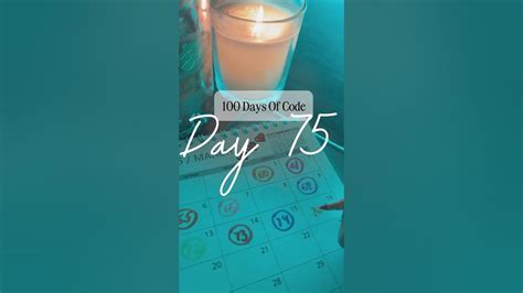 Day 7️⃣5️⃣ Of 1️⃣0️⃣0️⃣ Days Of Code Challenge 100daysofcode Webdevelopment Motivation