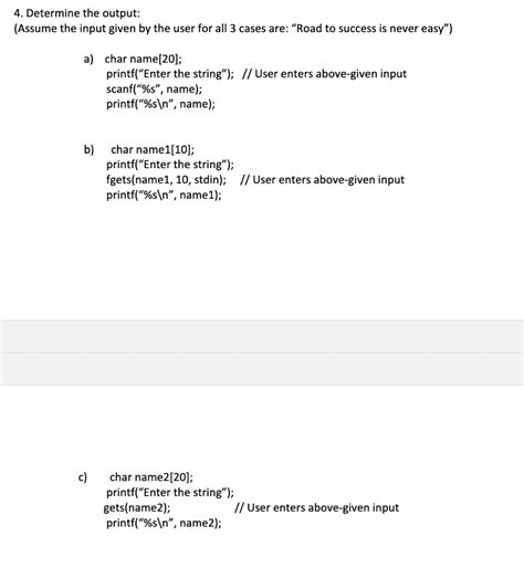 Solved 4 Determine The Output Assume The Input Given By