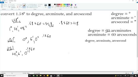Converting Degrees To Arcminutes And Arcseconds Astronomy Calculations