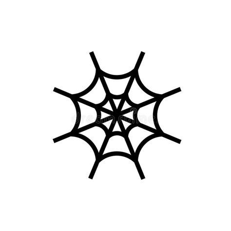 Spider Web Icon Vector Isolated On White Stock Vector Illustration Of Decoration Fear 240158508