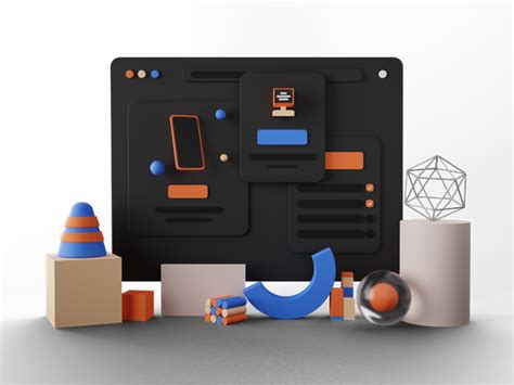 11 554 3d Ui Ux Design Illustrations Free In Png Blend Gltf Iconscout