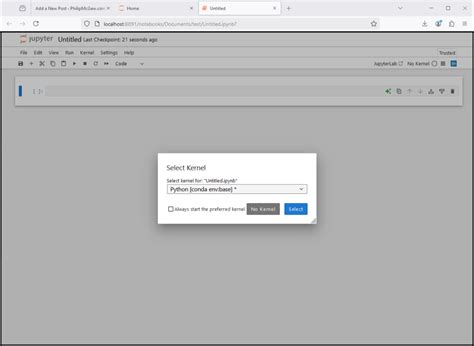 Installing Just Enough Jupyter Notebook