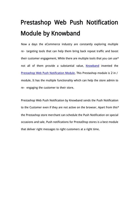 prestashop web push notification module by knowband by knowband issuu