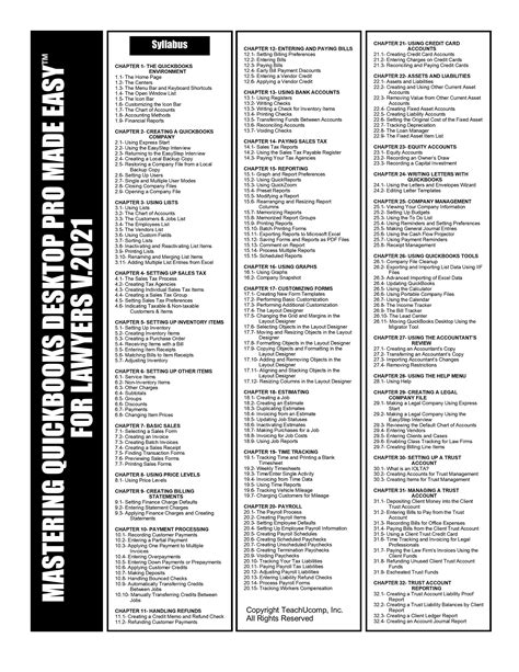 Teachucomp Video Training Tutorial For Lawyersattorneys For Quickbooks Desktop Pro V 2021 Dvd