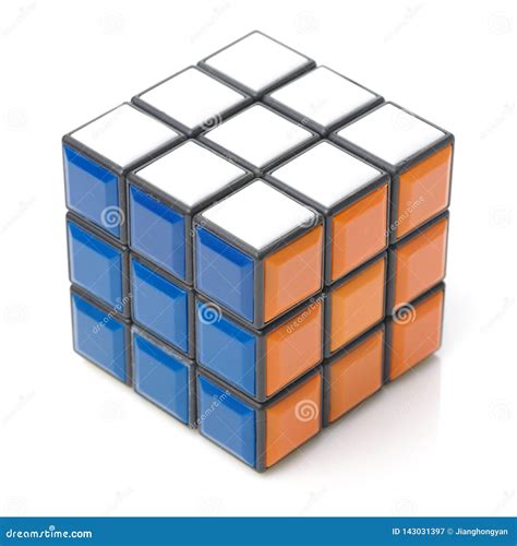 Classic Cube On White Background Editorial Photography Image Of Problem Mathematics 143031397
