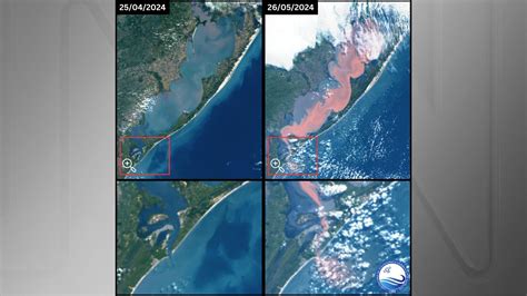 Floods In Rs Satellite Records Arrival Of Sediment Stains In The Ocean Look World Stock Market