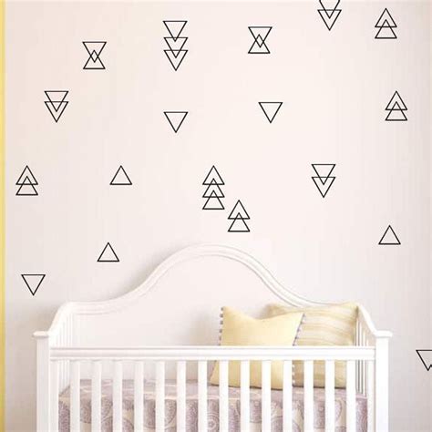Triangle Wall Decal Etsy