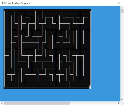 C More Efficient Way To Create An Ascii Maze Using Box Characters