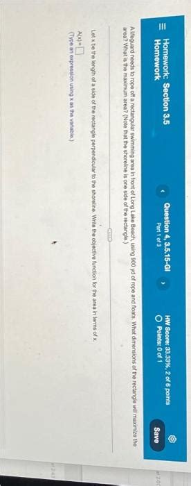 Solved Homework Section 3 5 Homework Question 4