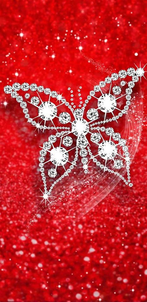 Download A Magical Glitter Butterfly Fluttering In The Breeze
