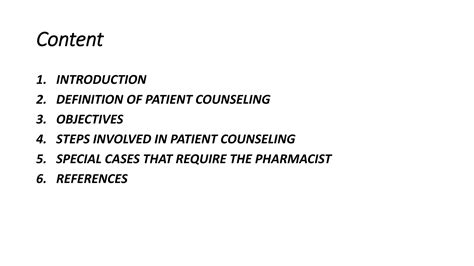Patient Consuling Pptx