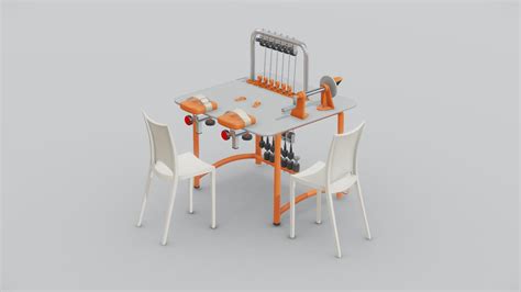 Стол-тренажер для разработки верхних конечностей - Download Free 3D ...