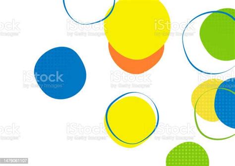 다채로운 연례 보고서 브로셔 전단지 디자인 서식 파일 스타일 서클 벡터 일러스트레이션 프리젠 테이션 시트 커버 추상 평면 배경