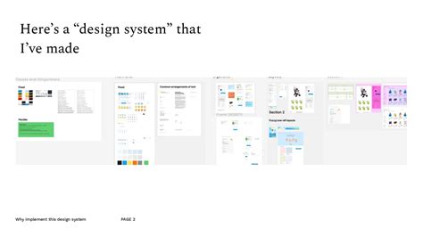 Why Implement A Design System Speaker Deck