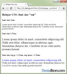 Tutorial Belajar CSS Cara Mengubah Ukuran Font HTML Duniailkom