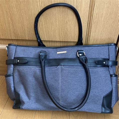 M F Editoriai ビジネスバッグ グレー×ブラック メルカリ