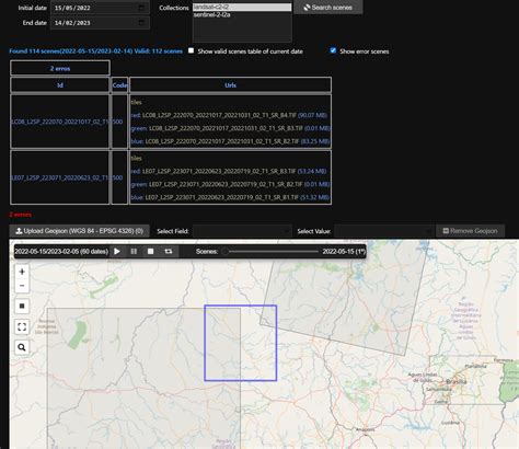 Notebook And Package For View Scenes Of Sentinel And Landsat