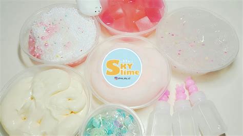 하늘슬라임 5만원 해피박스 후기 ⛅ 뿌직 Youtube