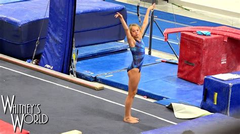 Tumbling Workout Gymnastics Without Arms Whitney Bjerken Youtube