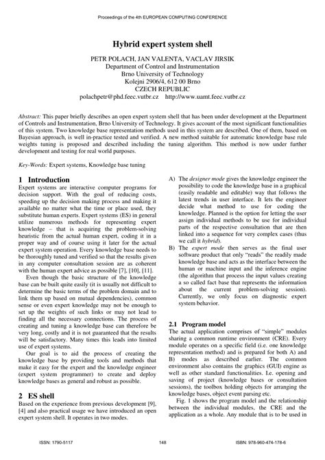 Pdf Hybrid Expert System Shell