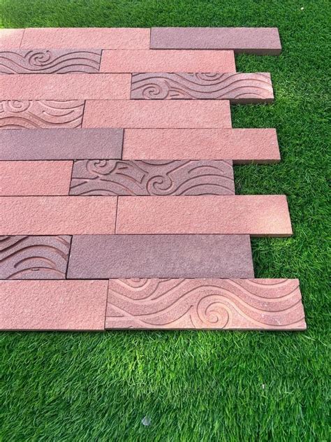 Red And Chocolate Natural Stone Cladding Brick At ₹ 250 Sq Ft Stone