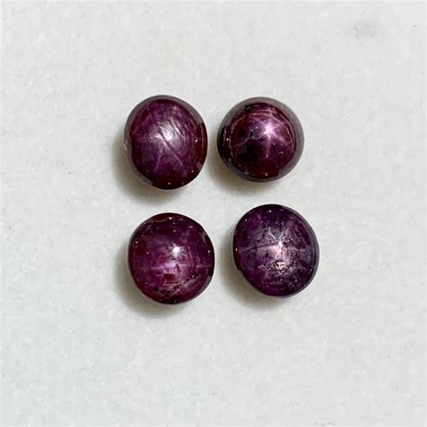 4 Pcs Red Star Ruby 1276 Catawiki