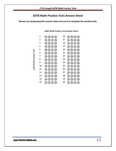5 Full Length Astb Math Practice Tests The Practice You Need To Ace The Astb Math Test