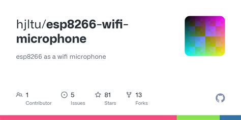 Esp8266 Wifi Microphone Esp8266 Wifi Mic Ino At Master Hjltu Esp8266