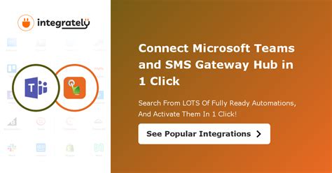 Microsoft Teams SMS Gateway Hub Integration 2 Integrations