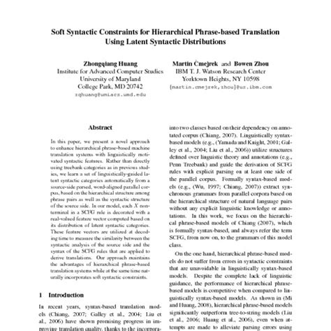 Soft Syntactic Constraints For Hierarchical Phrase Based Translation Using Latent Syntactic