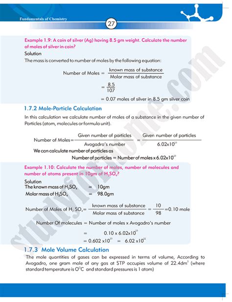 Fundamentals Of Chemistry Chapter 1 Chemistry 9th Text Book