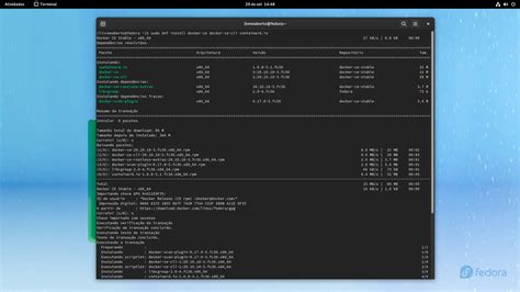 como instalar o docker no fedora