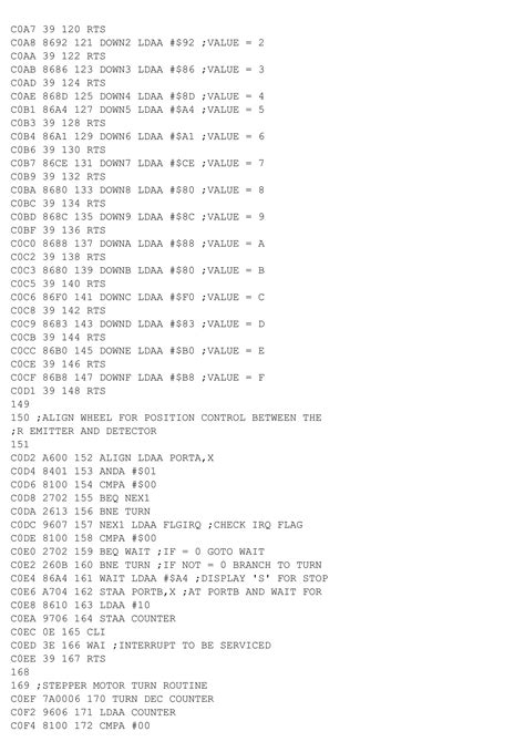 Howto Design A Stepper Motor System Using An 8 Bit Freescale Microcontroller Mcu Mc68hc11e9 Pdf