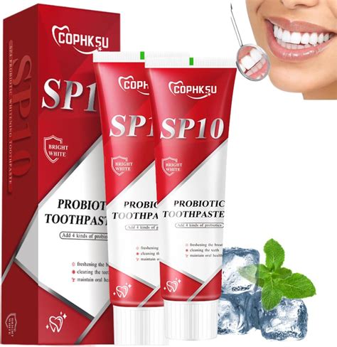 Sp10 Probiotic Toothpaste Ultra Whitening And Stain Removal Fresh Breath Deep