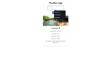 Rahul Kumar On Linkedin Weatherapp React Mui Vite Webdevelopment Javascript Apis