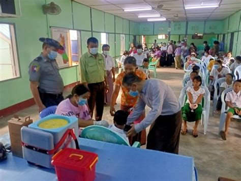 ရွှေတောင်မြို့နယ်တွင် အသက် ၅ နှစ် မှ ၁၂ နှစ်အတွင်း ရှိအခြေခံပညာကျောင်းသား ကျောင်းသူများအား