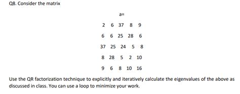 In All The Problems Below Use Pythonmatlab Whenever