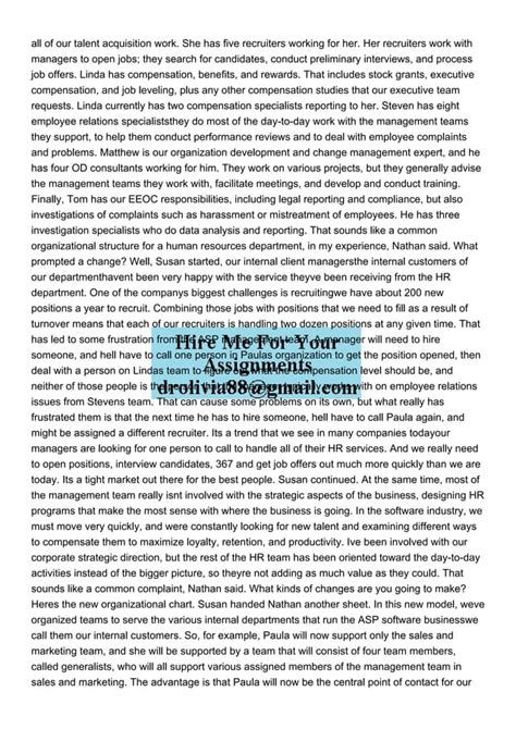 Reorganizing Systems At ASP Software Nathan Millers Phone B Pdf