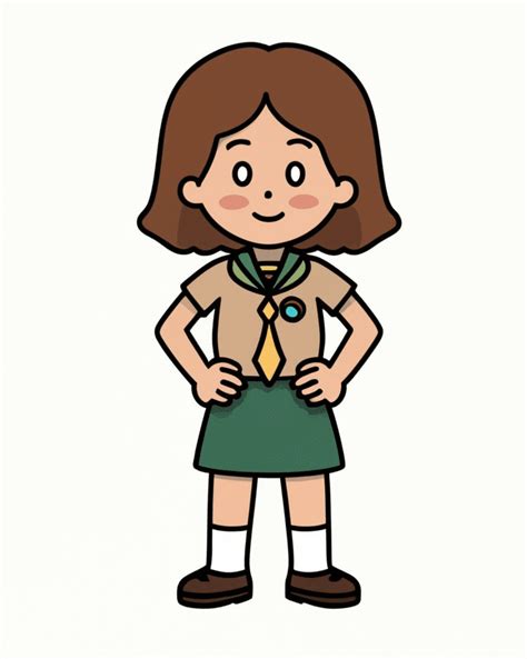Lovely Girl Scout Clipart Clipartworld