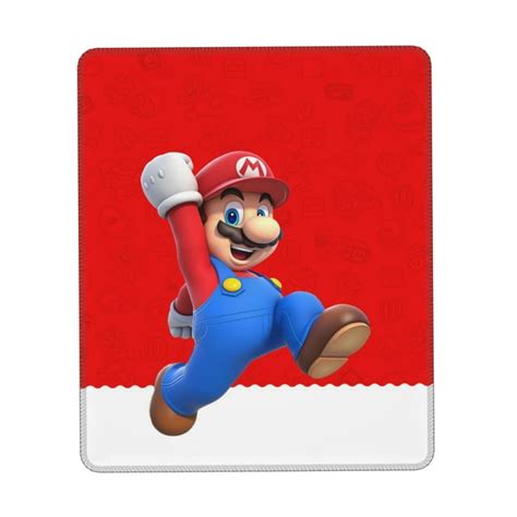 Super Mario Rubber Lock Edge Mouse Pad Vertical Office Mouse Pad Home Mouse Pad