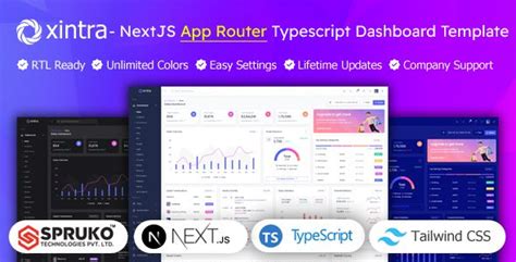 Xintra Nextjs Approuter Typescript Tailwind Admin Panel Dashboard